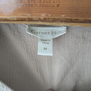 Garnet Hill | Tops | Garnet Hill Poncho Womens M Beige Black ...